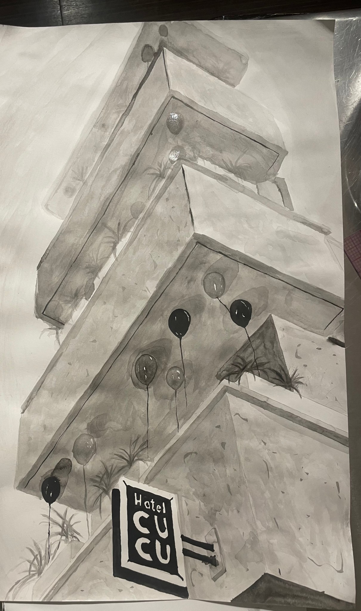 Atmospheric Perspective – drawing into space