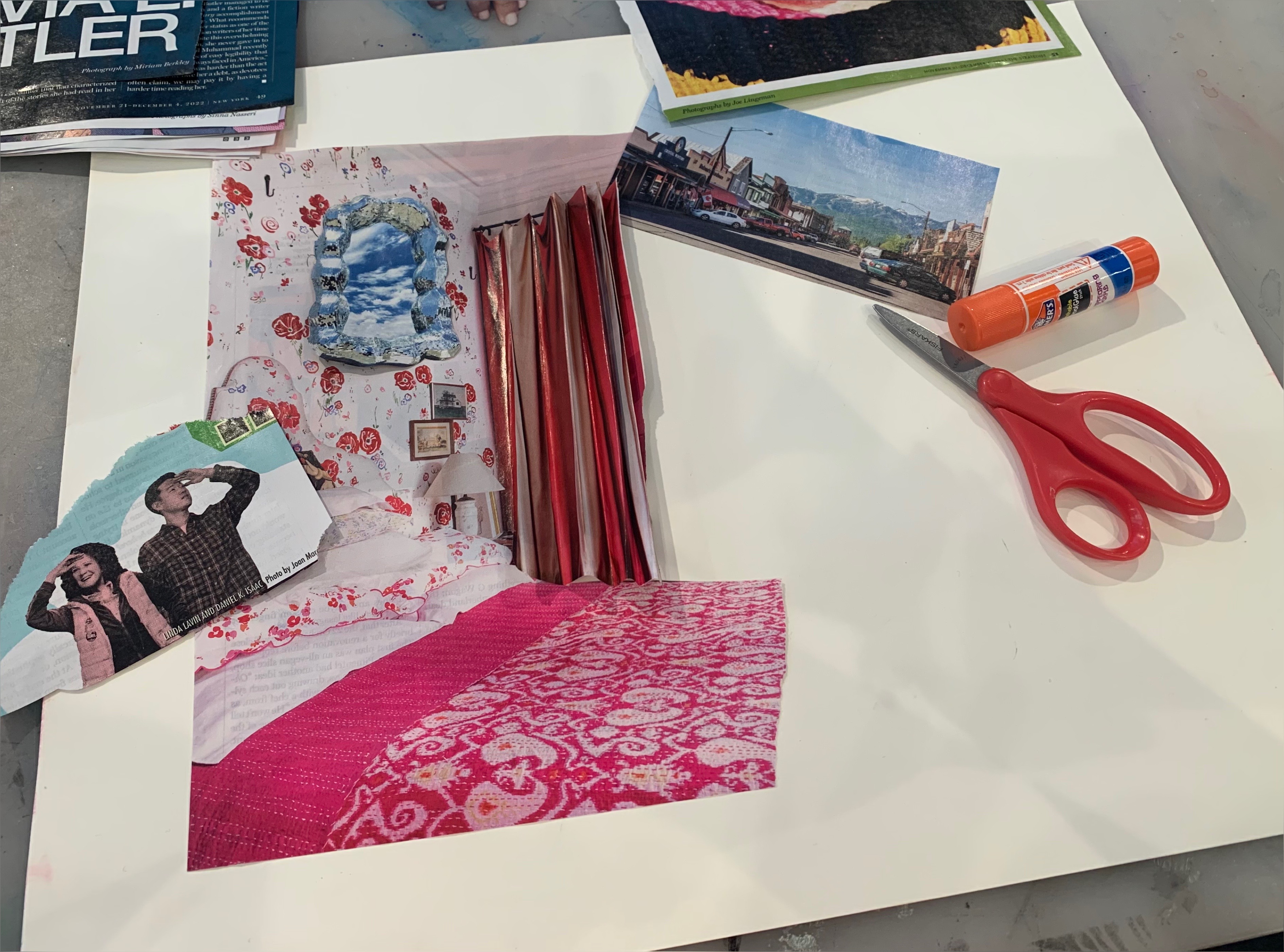 Window to a New World – Collage/Overlap Project – drawing into space