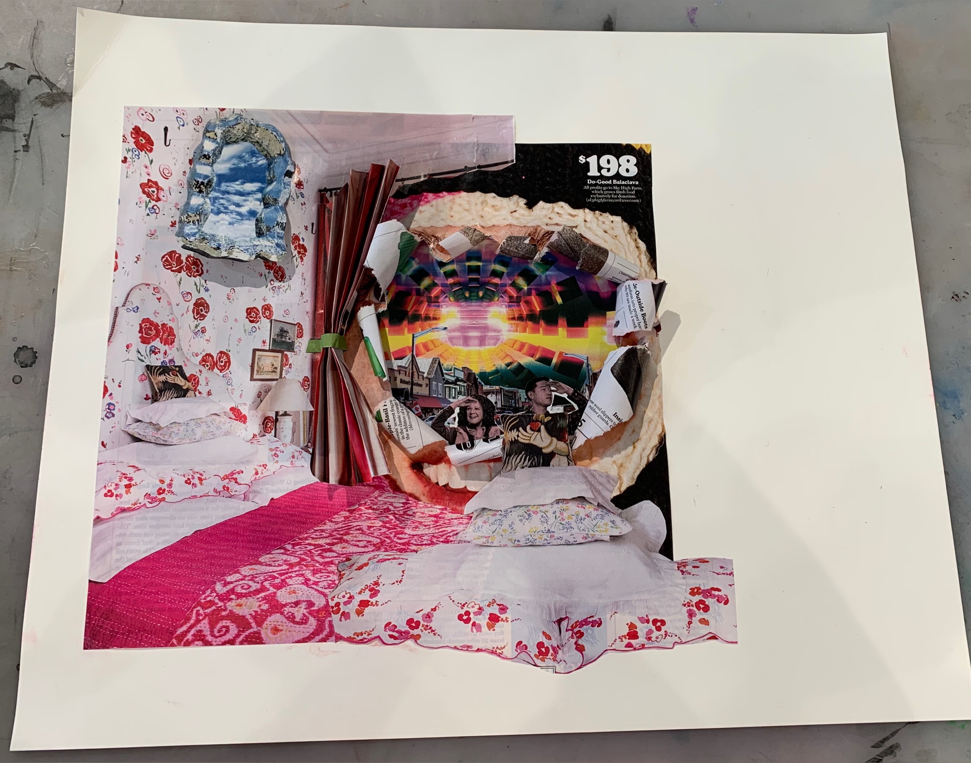 Window to a New World – Collage/Overlap Project – drawing into space