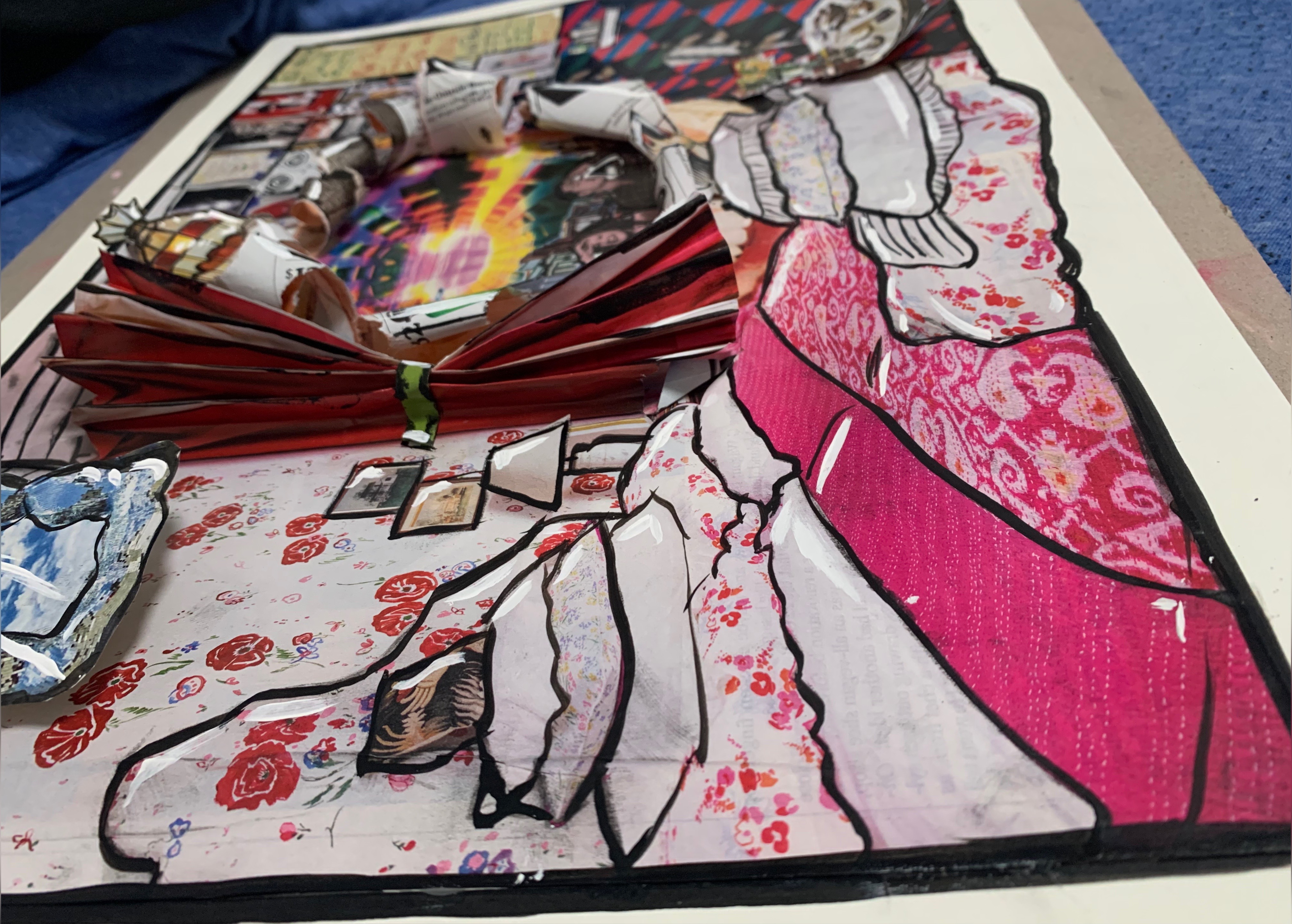 Window to a New World – Collage/Overlap Project – drawing into space
