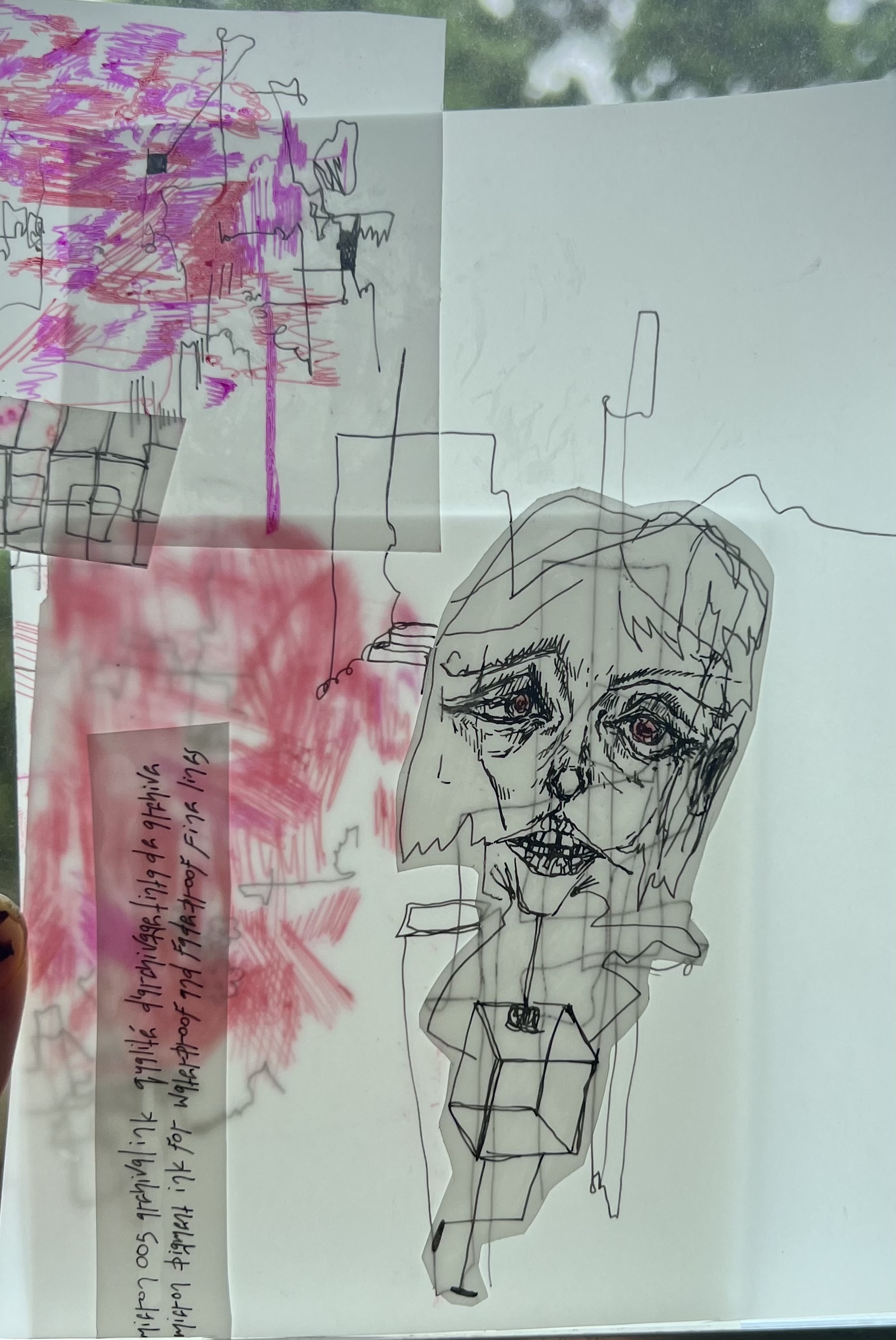 transluscent layers – drawing into space