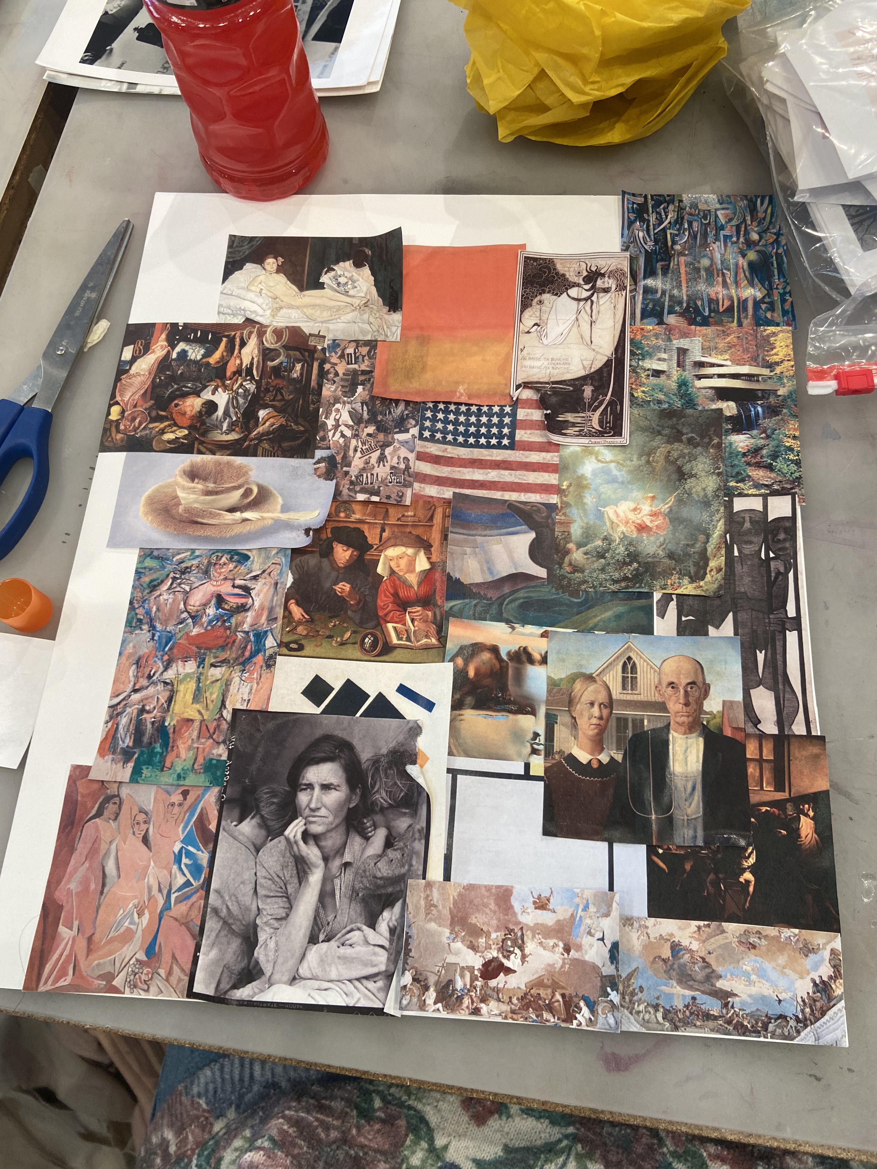 Collage Project – drawing into space